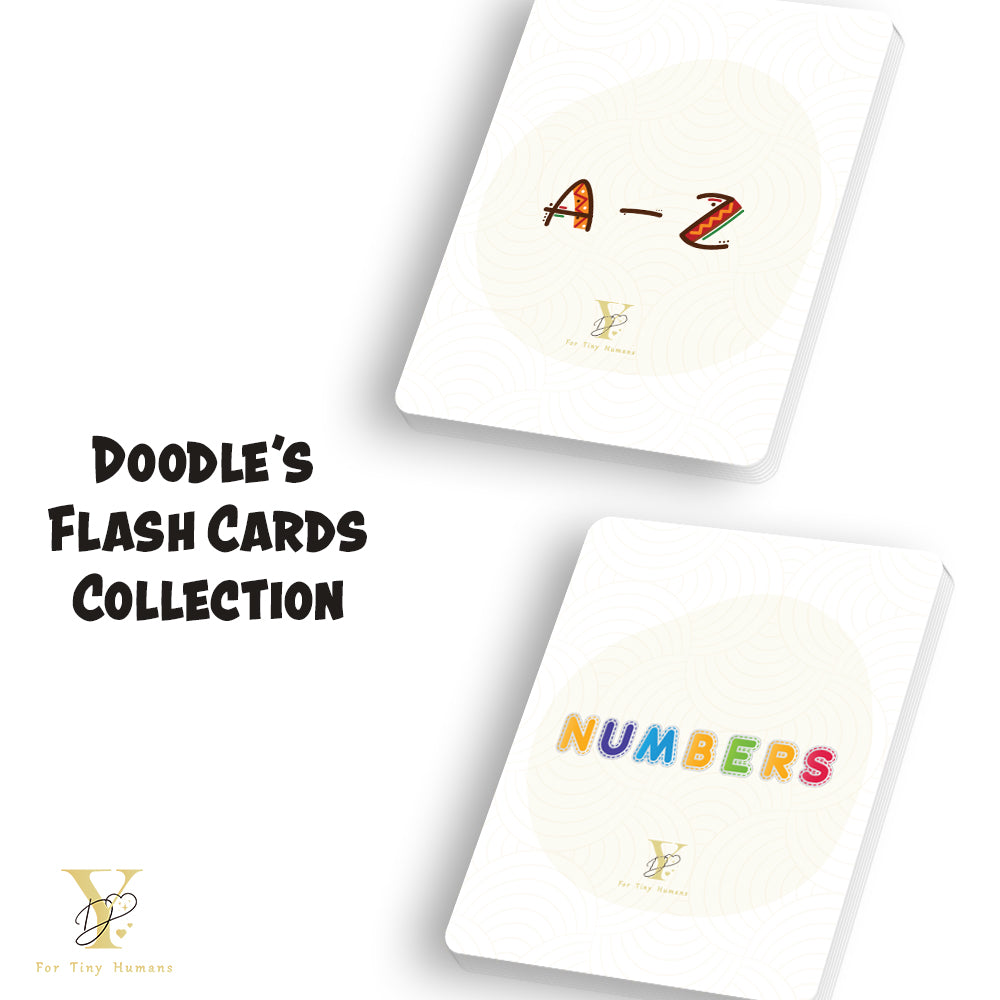 Doodle's Flash Cards Collection- Numbers & Abc – Babble Wrap