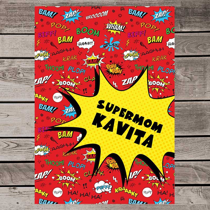 Red Comic Notepad – Babble Wrap