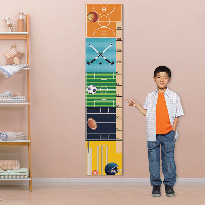 Grow Along - Sports Height Chart Wall Sticker – Babble Wrap