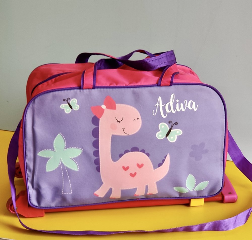 Trolley Bags- Dinosaur Girl – Babble Wrap