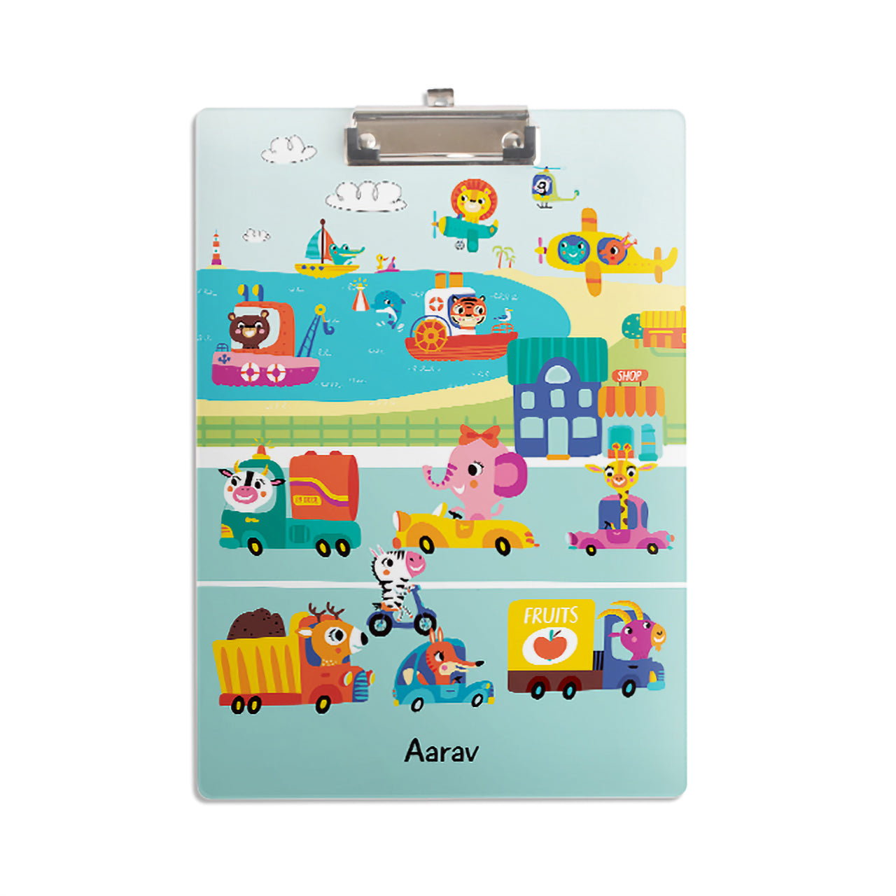 Personalised Clipboard - Let's Travel – Babble Wrap