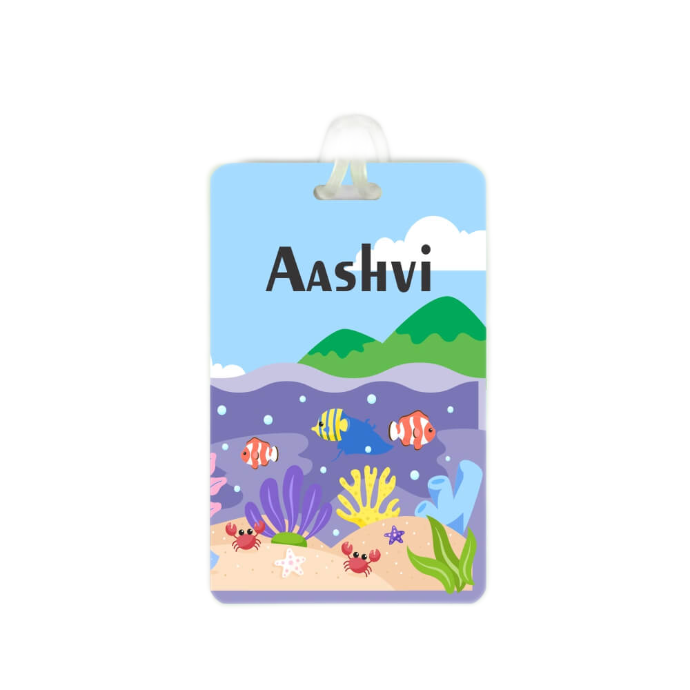 Luggage Tag - Under Water – Babble Wrap