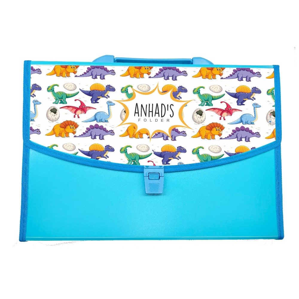 Blue Folder - Dinosaurs – Babble Wrap
