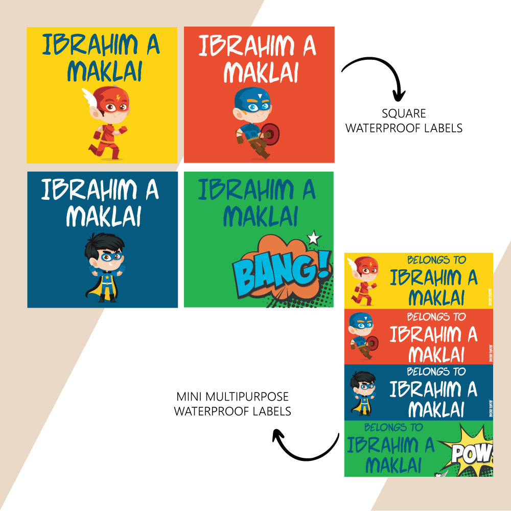 Personalised Binders, Kids School, Stationery, Files - My Baby Babbles ...