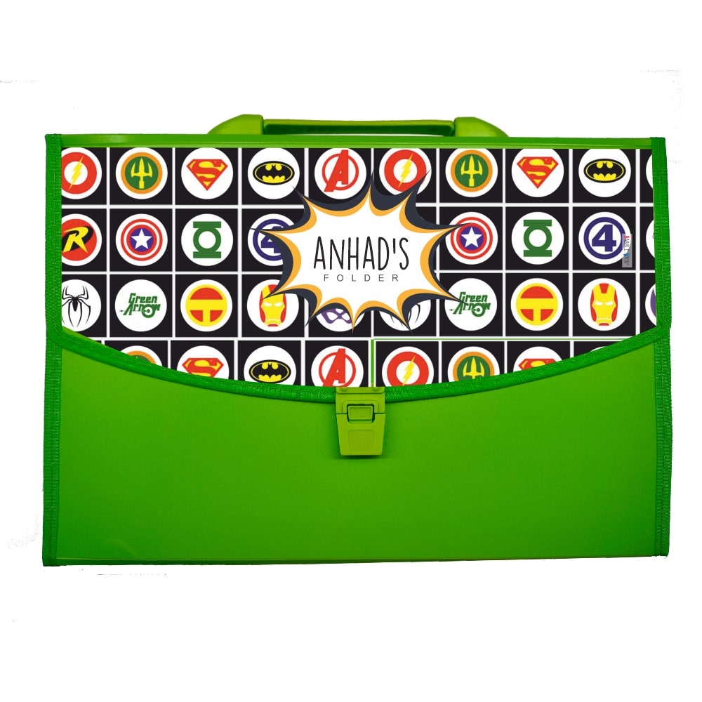 Green Folder - Marvel Superhero – Babble Wrap