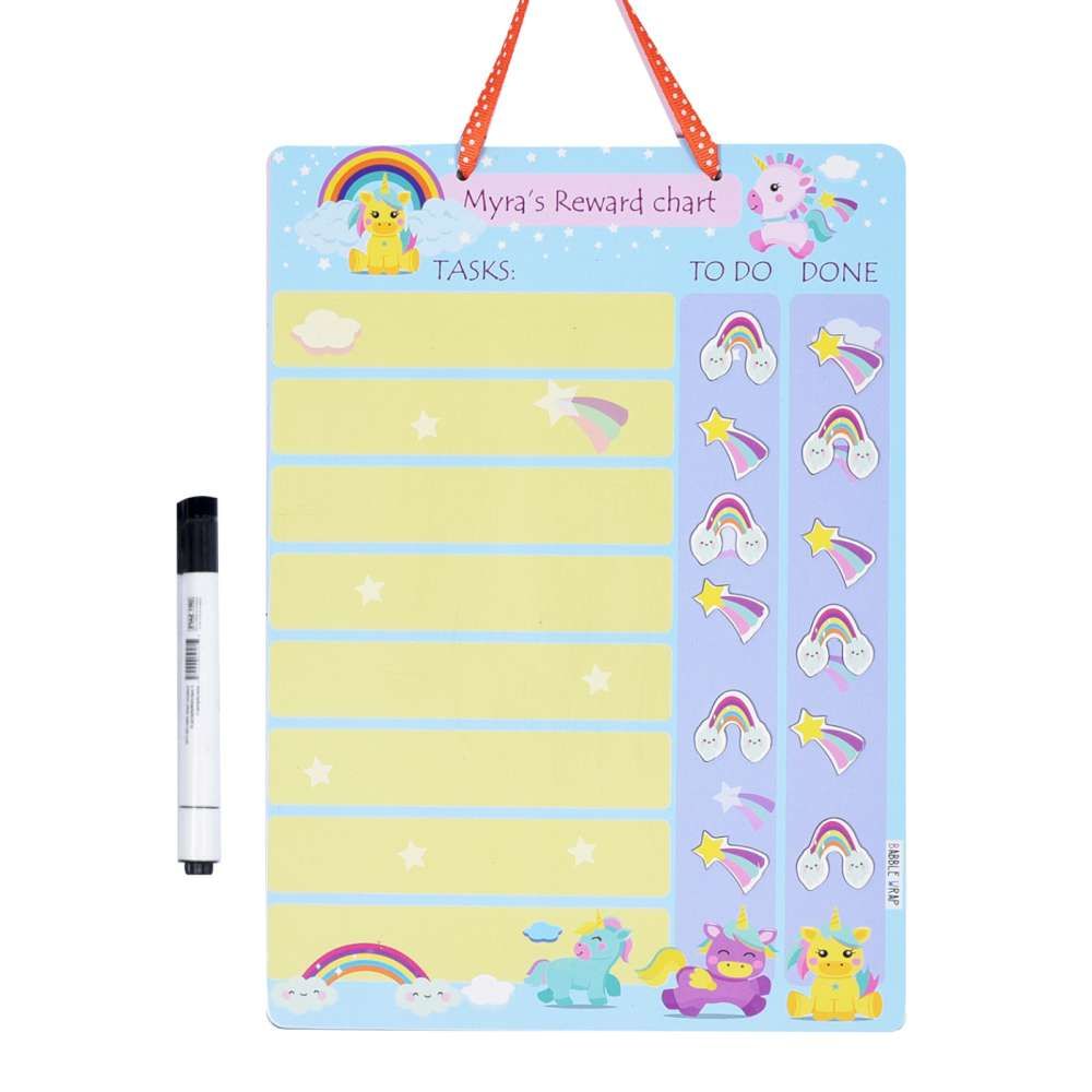 Magnetic Reward Chart - Unicorn Theme – Babble Wrap