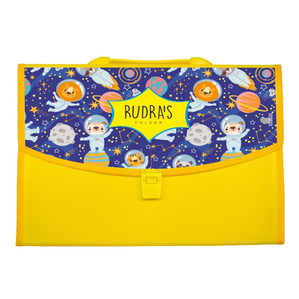 Yellow Folder - Astronaut – Babble Wrap