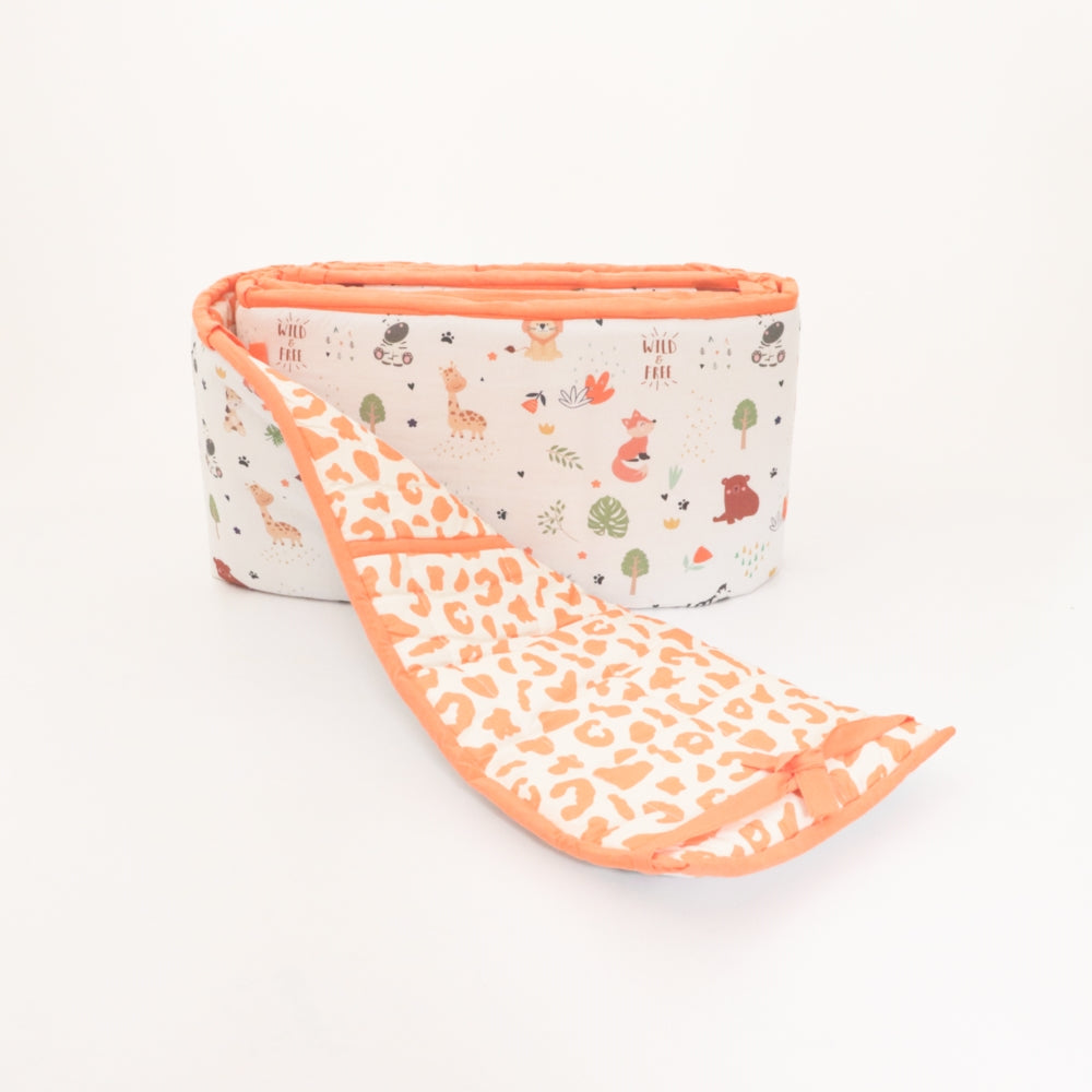 Baby Animals- Quilted Cot Bumper – Babble Wrap