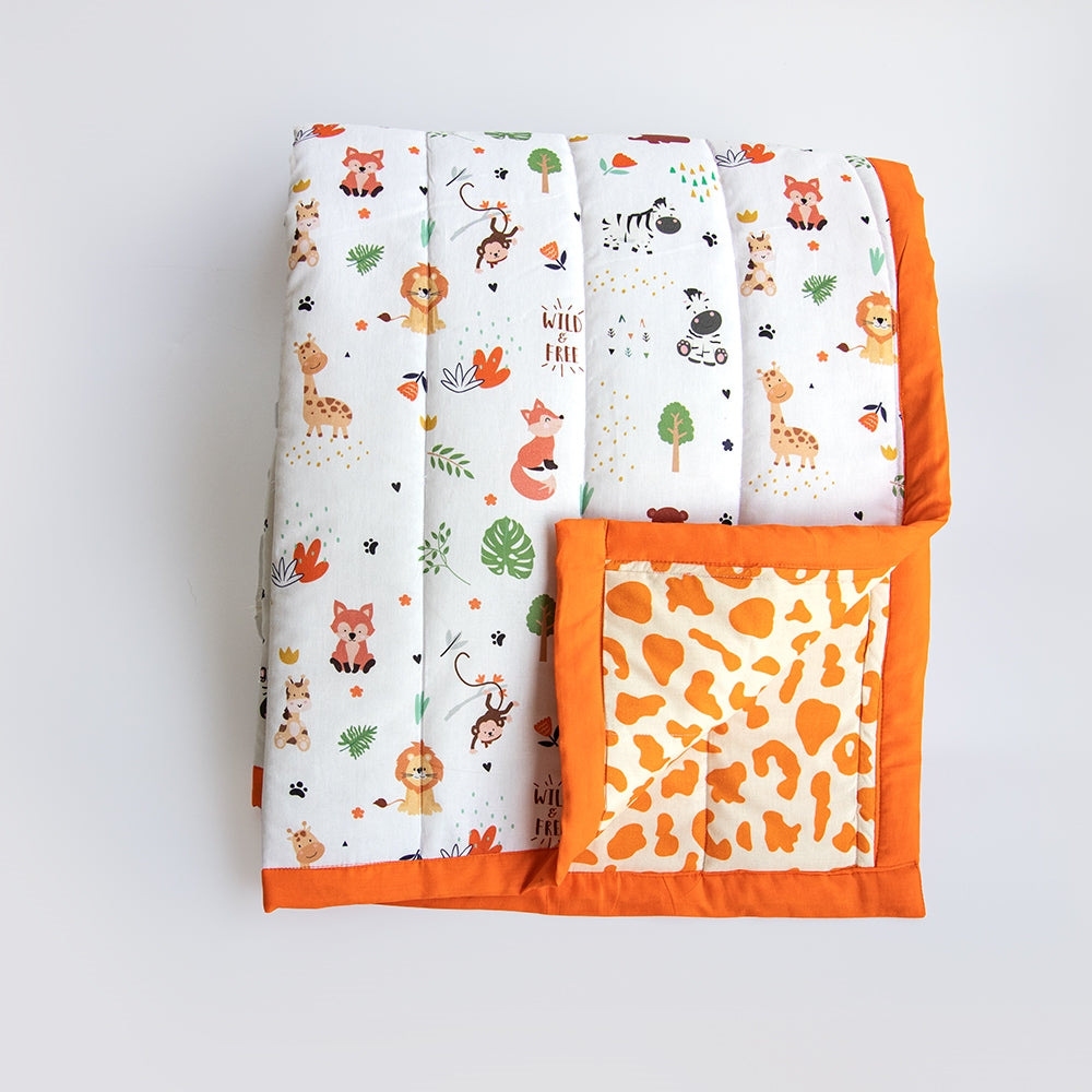Baby Animals- Reversible Comfort Quilt – Babble Wrap