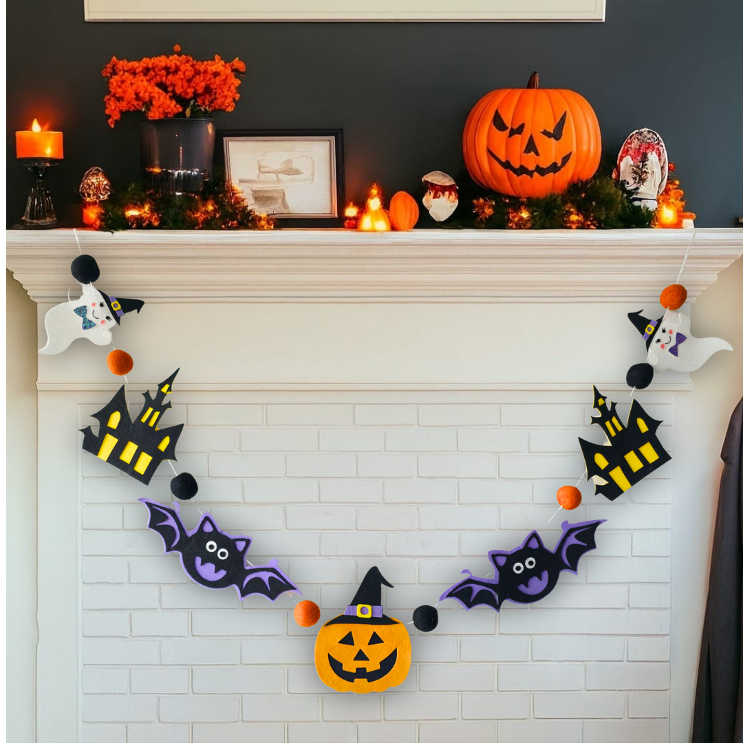 Happy Halloween Bunting – Haunted Castle – Babble Wrap