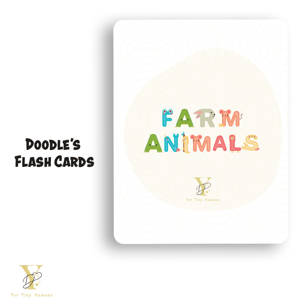 Doodle's Flash Cards - Farm Animals – Babble Wrap