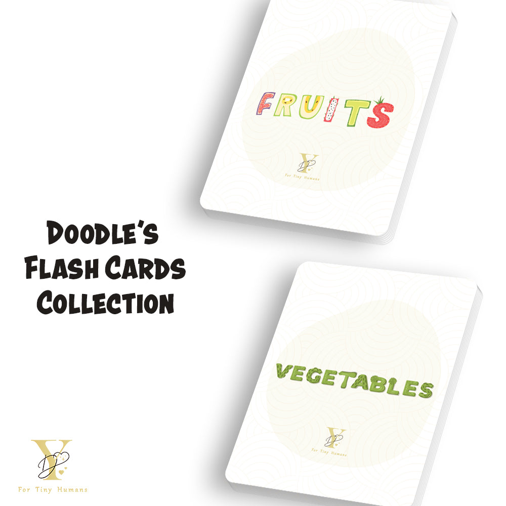 Doodle's Flash Cards Collection - Fruits & Vegetables – Babble Wrap