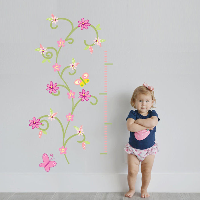 Grow Along - Flower Height Chart Wall Sticker – Babble Wrap