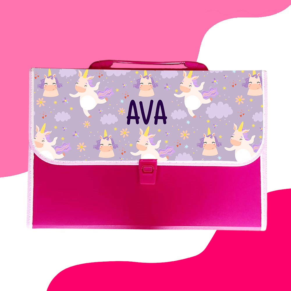 Personalised Folders, Kids School, Stationery, Files - My Baby Babbles ...