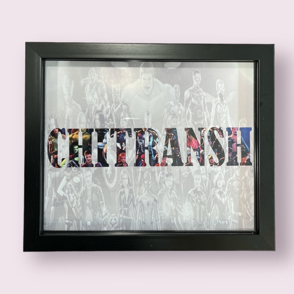 Father's Day Marvel Frame – Babble Wrap