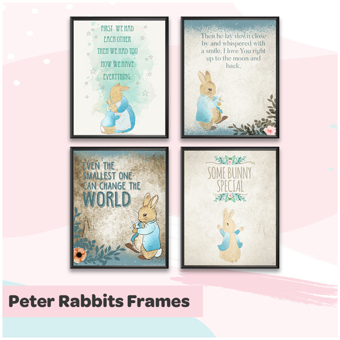 Peter Rabbit Frames Wall Art (Set of 4) – Babble Wrap