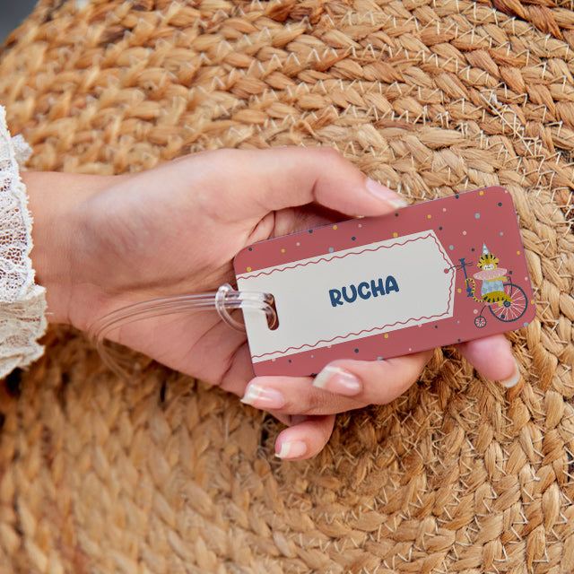 Name Tag - Animal Circus – Babble Wrap