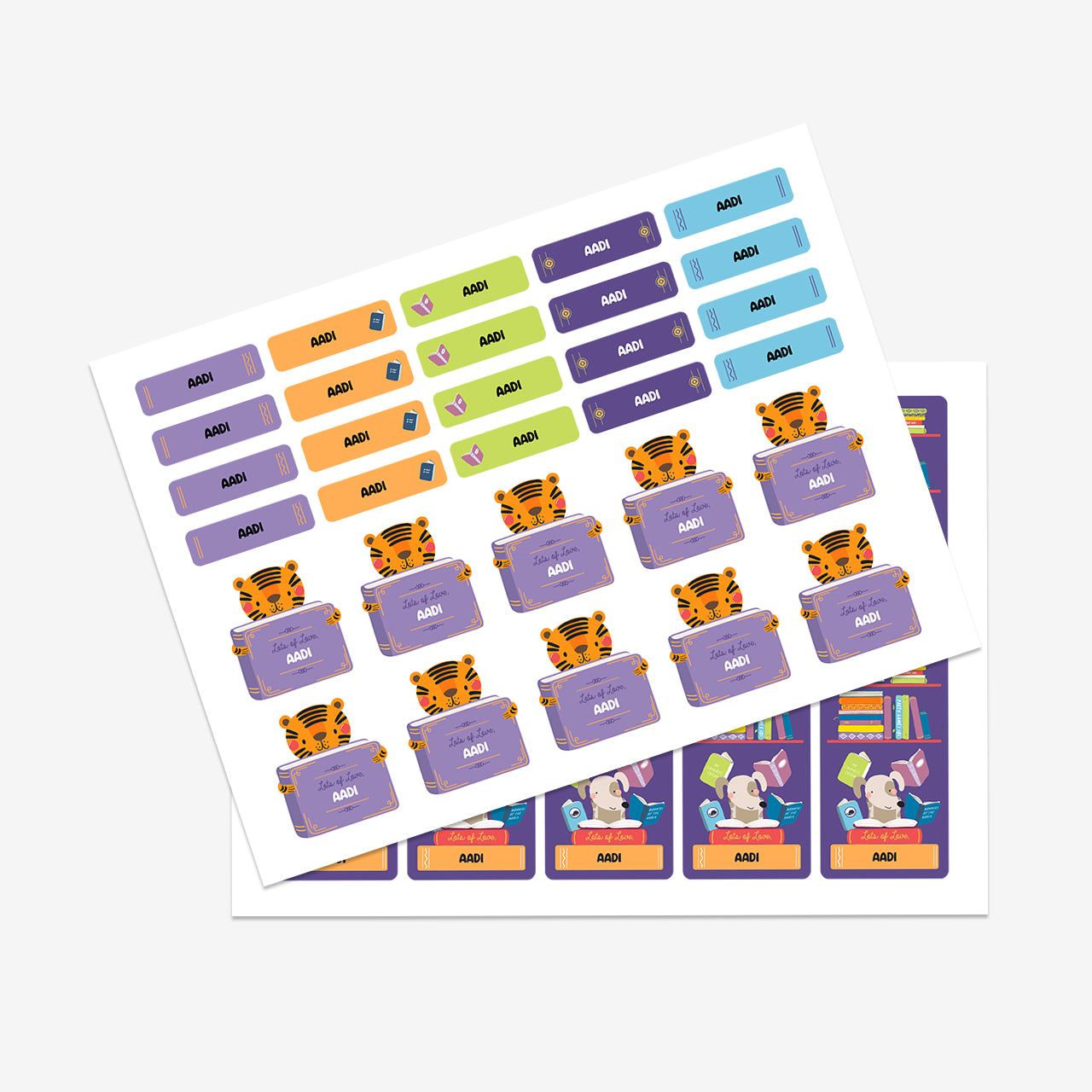 Name Labels / Gift Stickers - Animal Library – Babble Wrap
