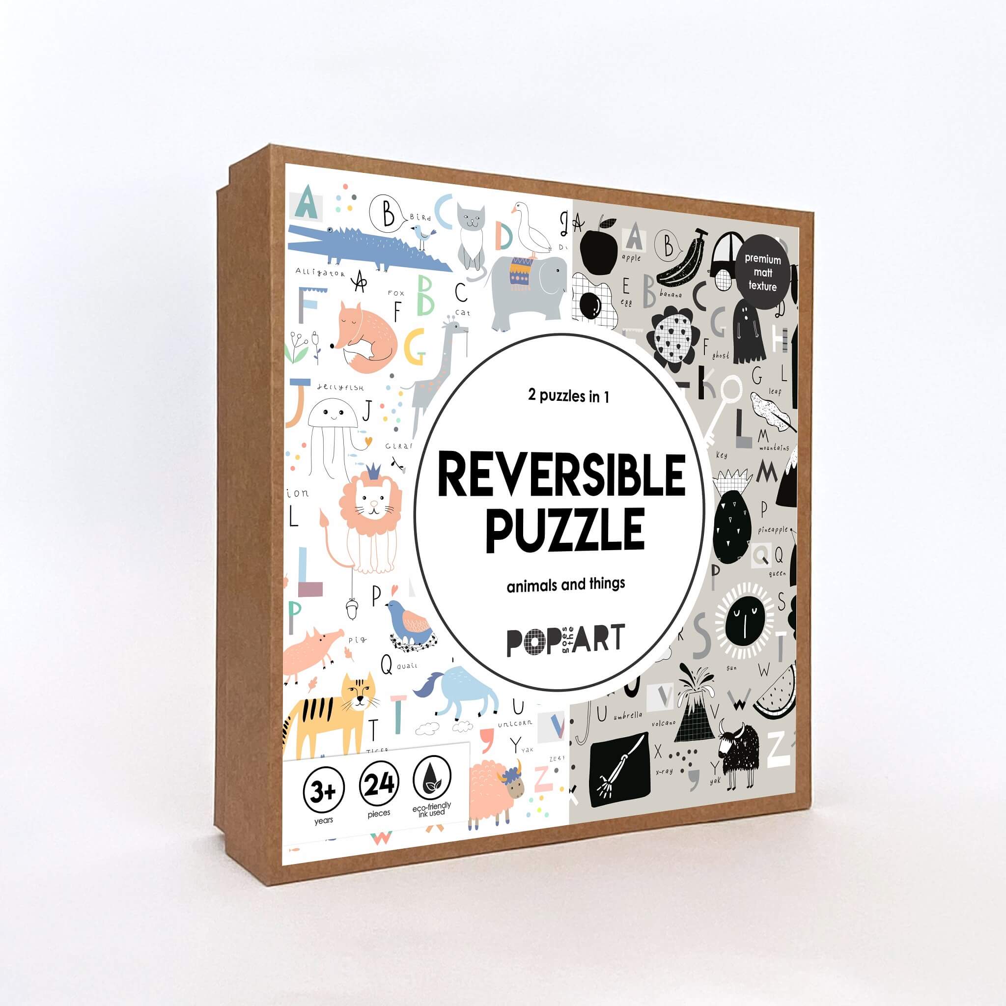Reversible Puzzle | Animals and Things – Babble Wrap