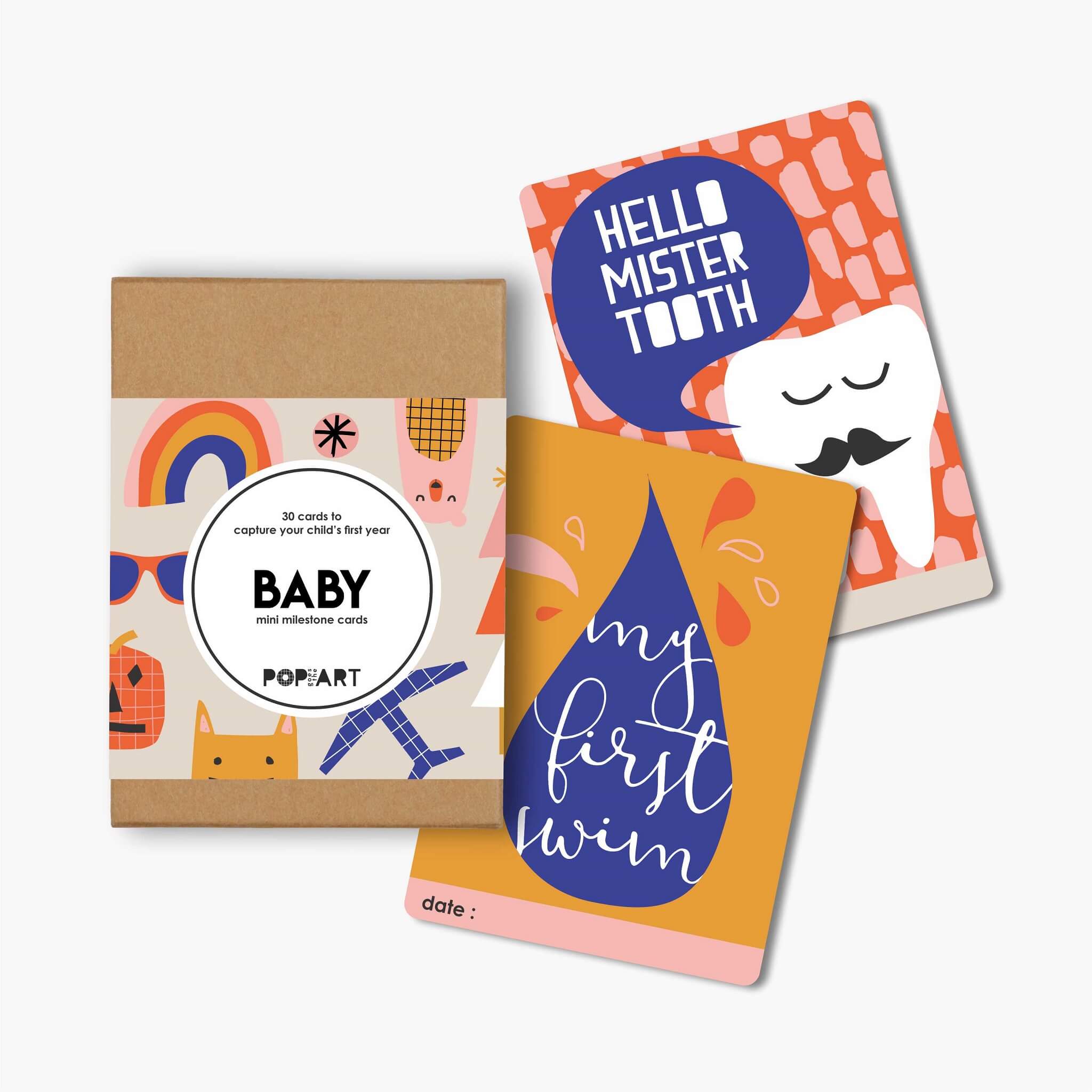 Mini Milestone Cards | Baby (box of 30 cards) – Babble Wrap