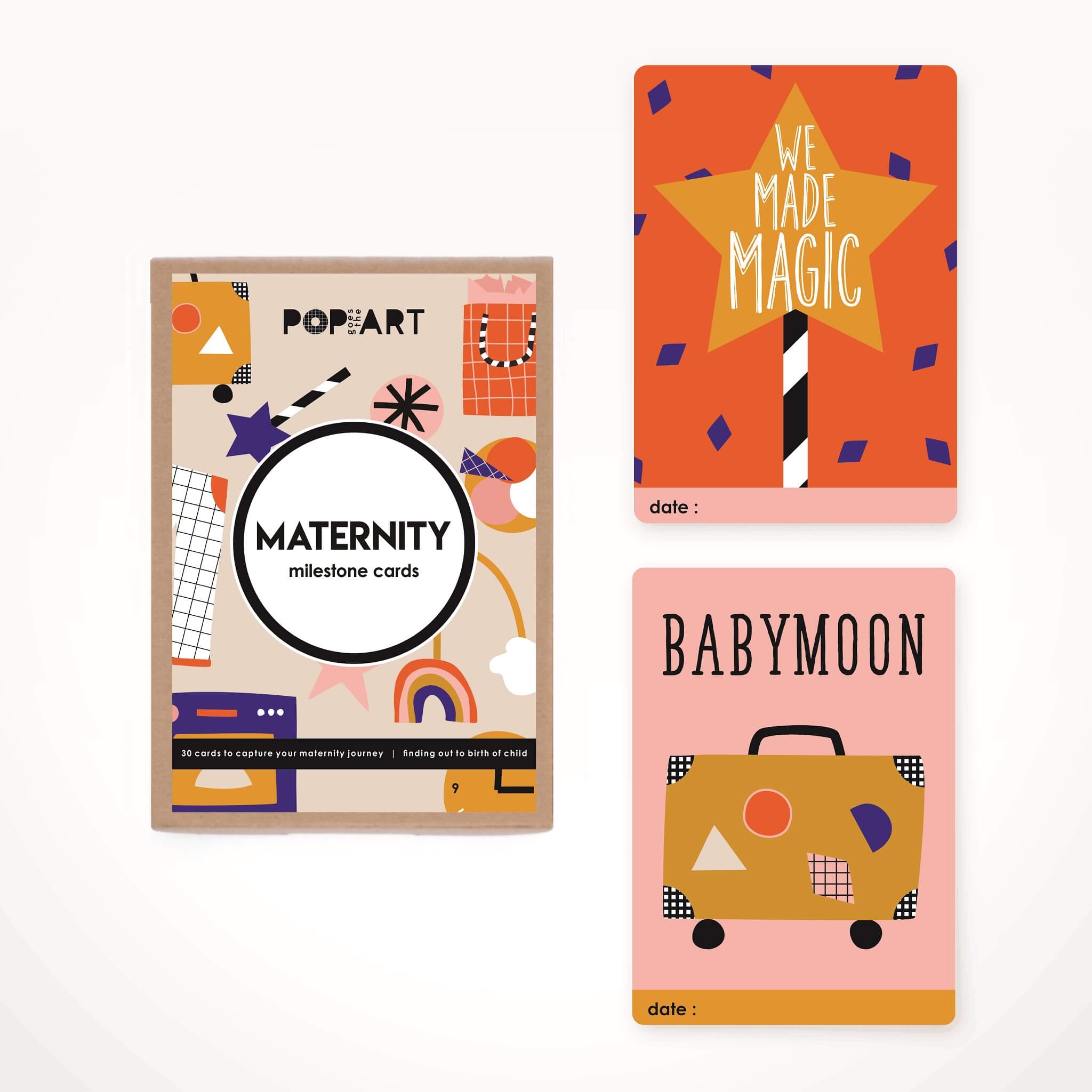 Milestone Cards | Maternity (box of 30 cards) – Babble Wrap