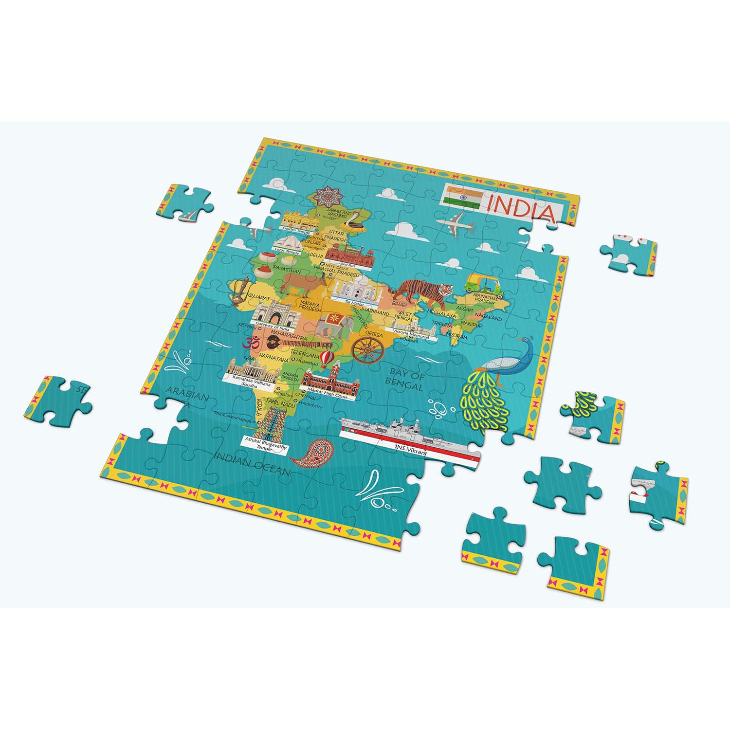 India Puzzle – Babble Wrap