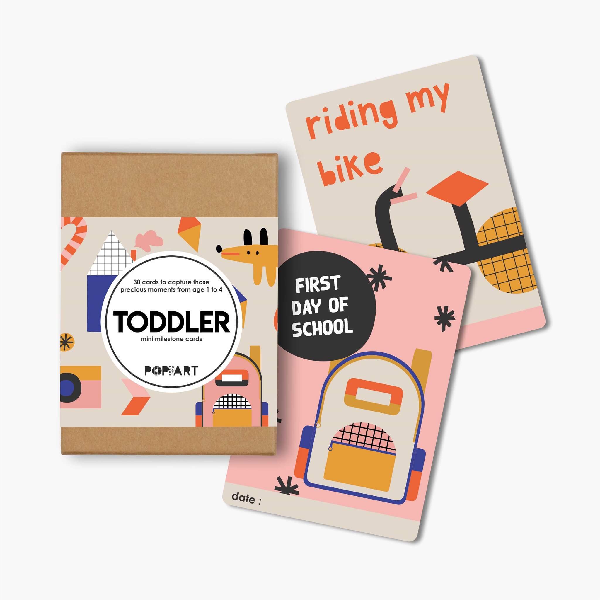 Mini Milestone Cards | Toddler (box of 30 cards) – Babble Wrap